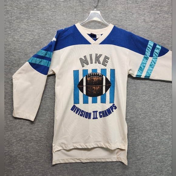 Nike | Shirts | Vintage 8s Nike Embroidered Cotton Puff Print Shirt ...